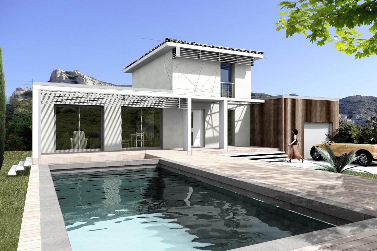 Maison de 130 m² sur un terrain de 765 m² située à Marseille 13ème ...